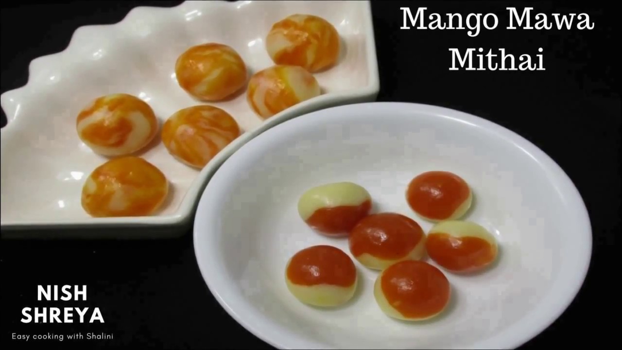 Mango Mawa Mithai | Only 3 Ingredients Fusion Recipe | New & Unique ...