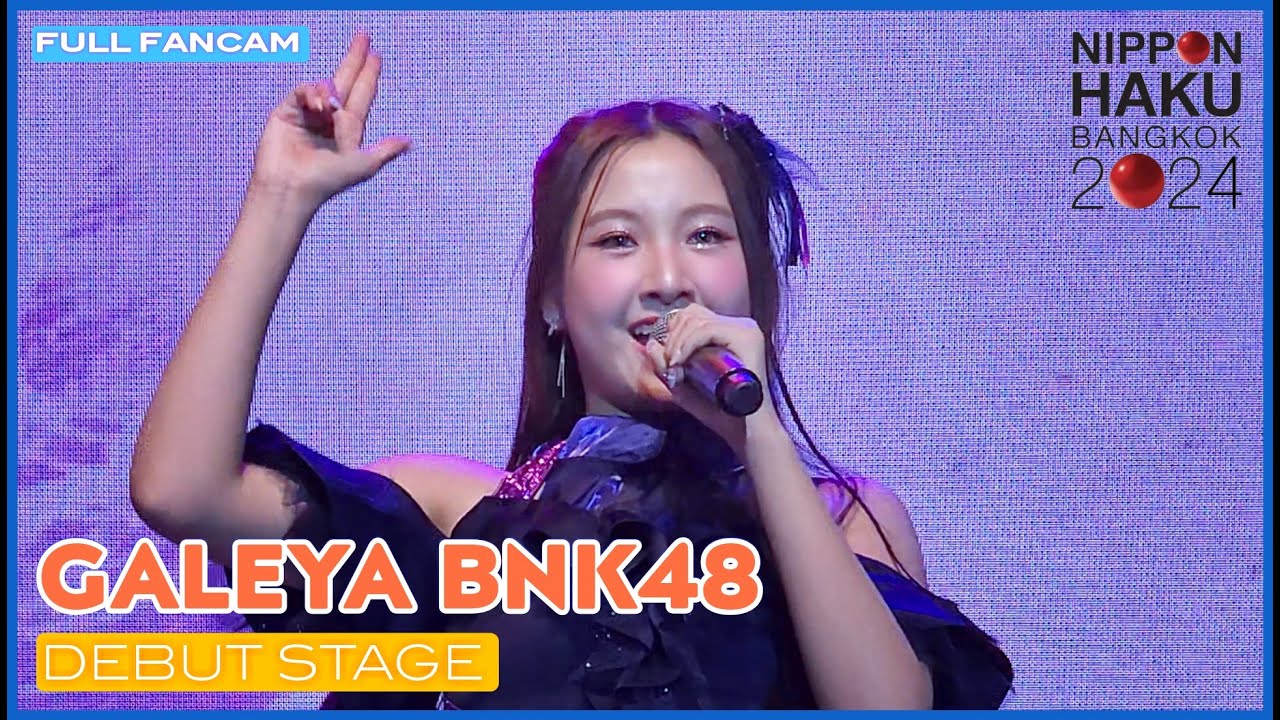 [Full Fancam 4K] Galeya BNK48 | Debut Stage @ Nippon Haku Bangkok 01.09 ...