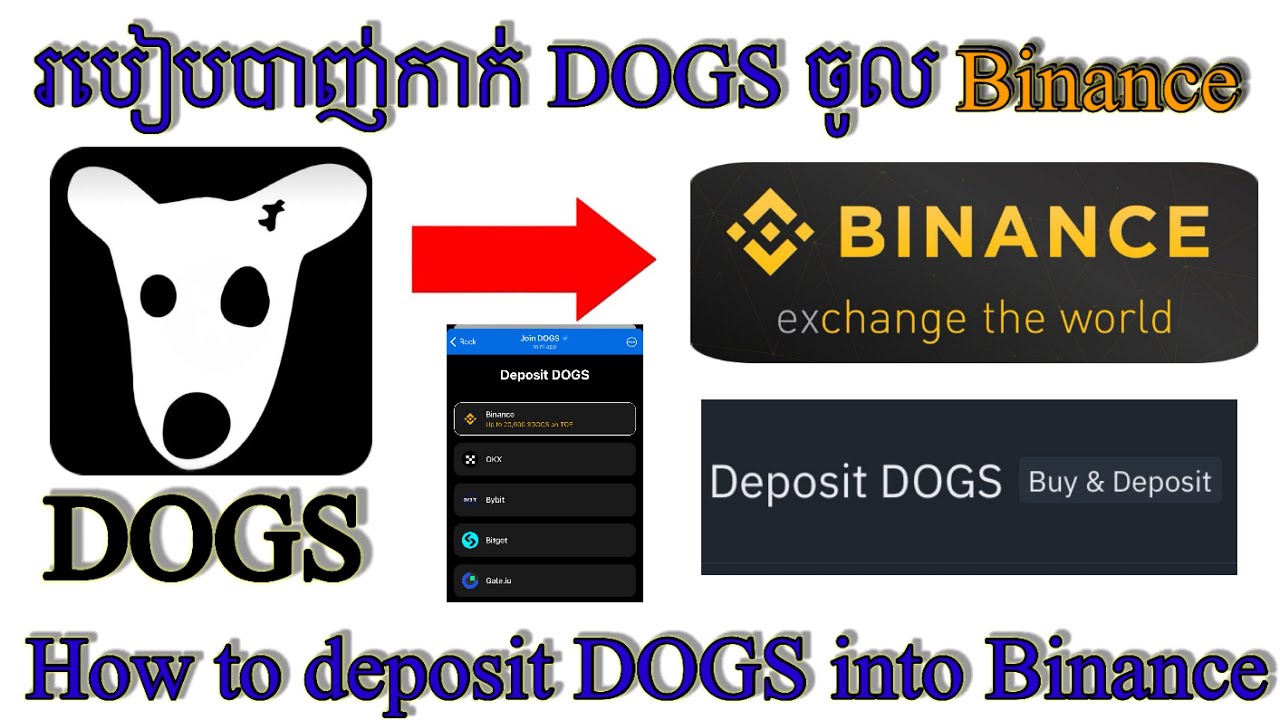 របៀបបាញ់កាក់ DOGS ចូល Binance / How to deposit DOGS into Binance - YouTube