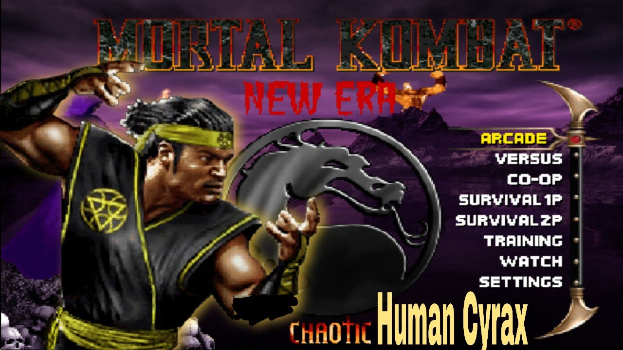 Mortal Kombat Chaotic New Era Human Cyrax Playthrough - YouTube