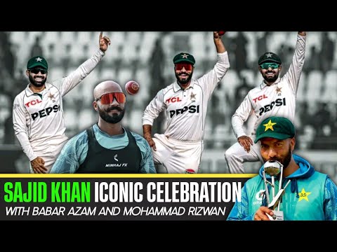 Sajid Khan Iconic Celebration With Babar Azam And Mohammad Rizwan ...