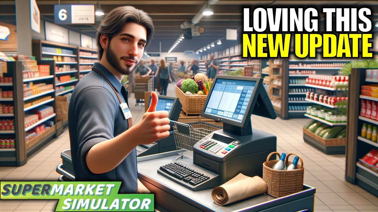 Making REAL MONEY Now with this New Update | Supermarket Simulator ...