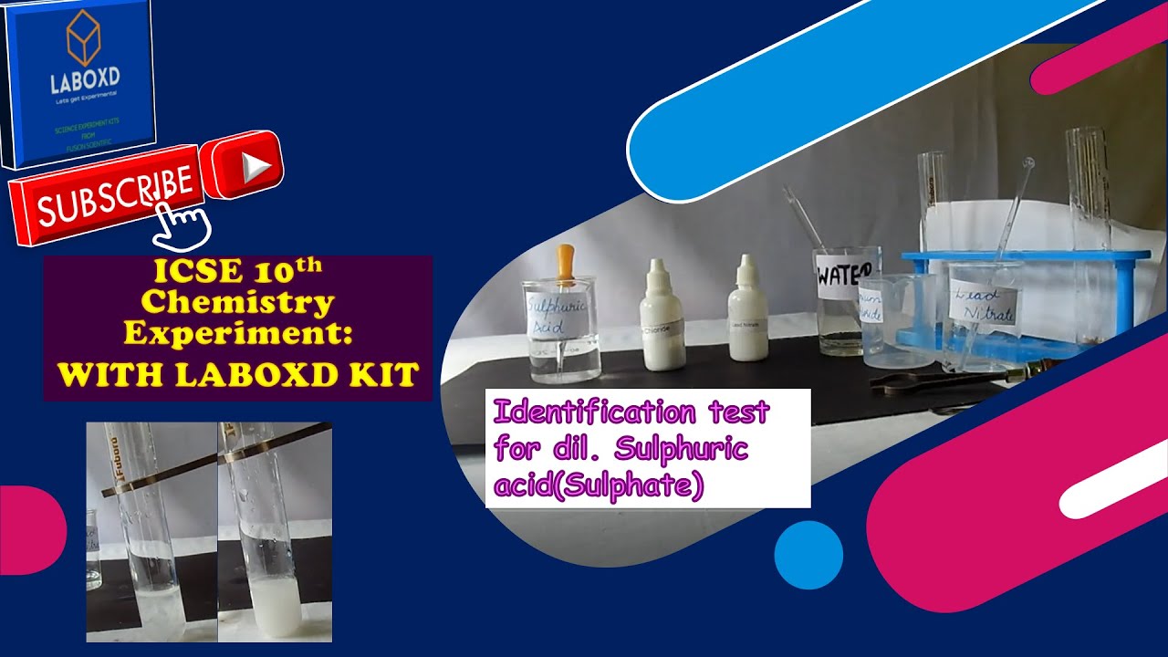 Sulphuric acid [Dilute] - Identification test - YouTube
