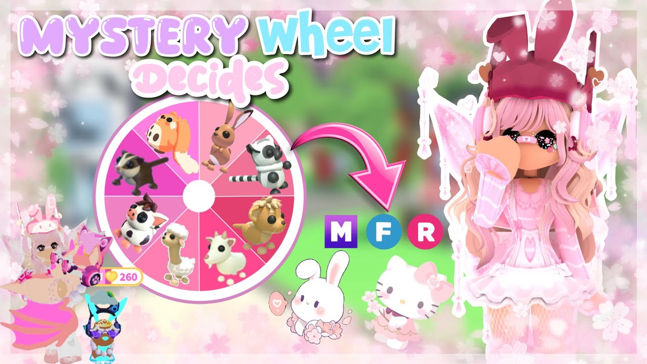 MYSTERY WHEEL DECIDES What PETS I Make *MEGA NEON* In Adopt Me! (PART ...