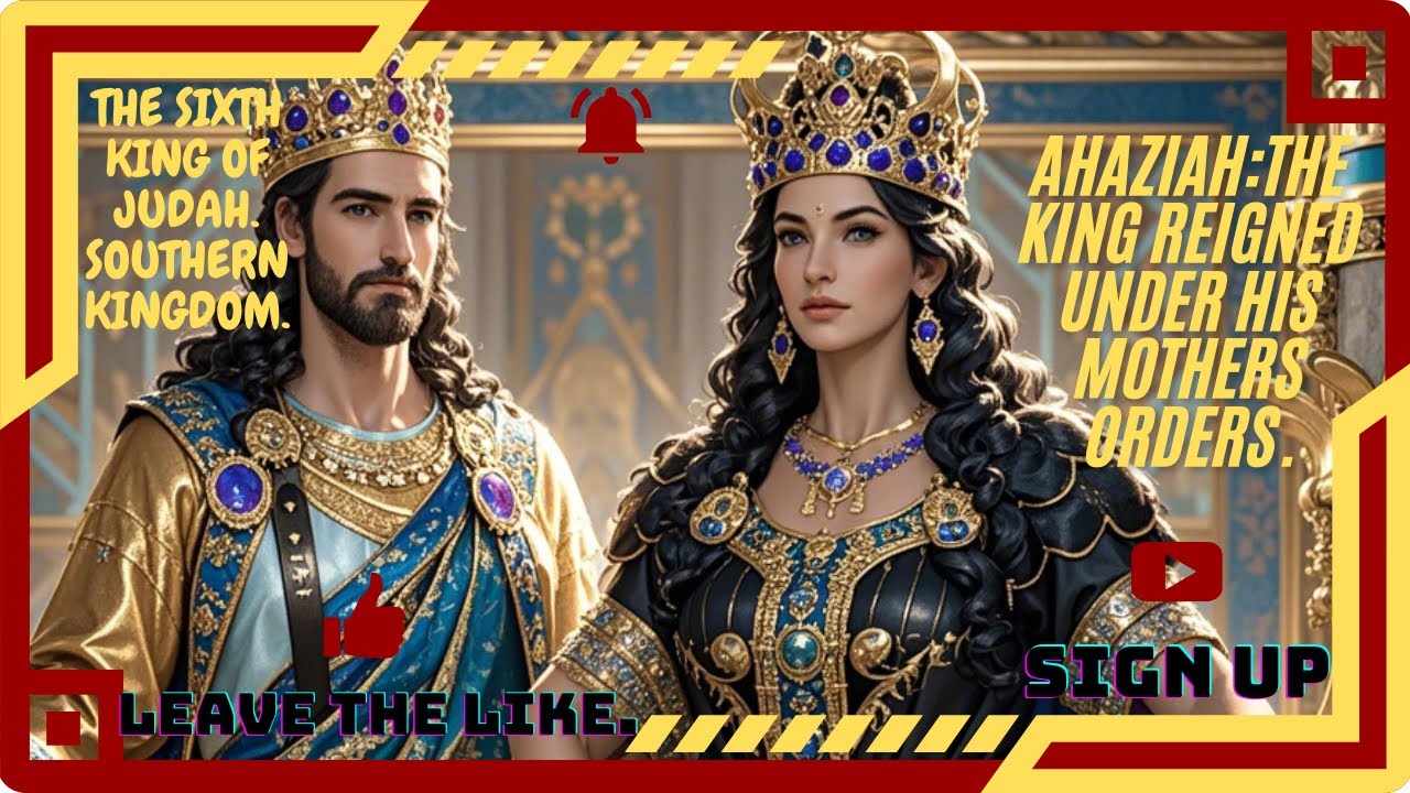 AHAZIAH: THE KING REIGNED UNDER HIS MOTHERS ORDERS.[THE SIXTH KING OF ...
