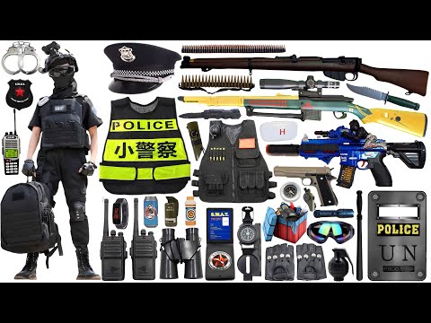 Special Forces Weapon Toy Gun Set Open Box, M416 Rifle, AK47 Rifle, Submachine Gun, Glock Pistol