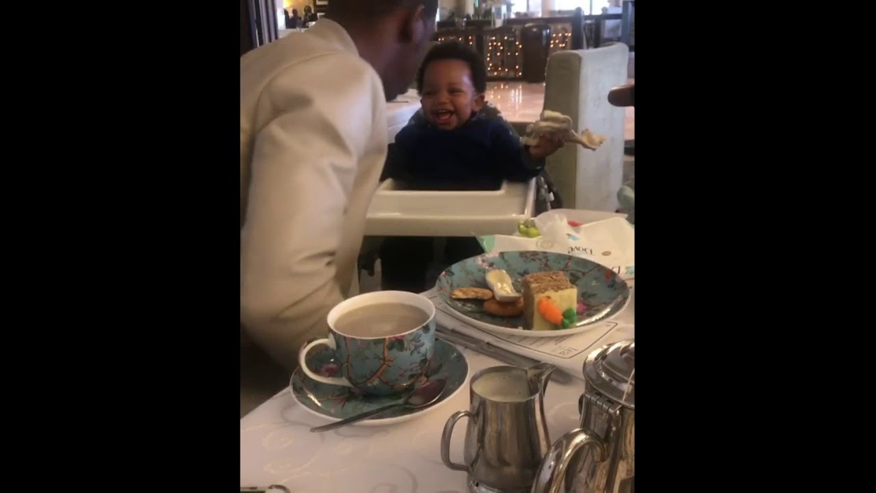 Zakes Bantwini's moments with his son - YouTube