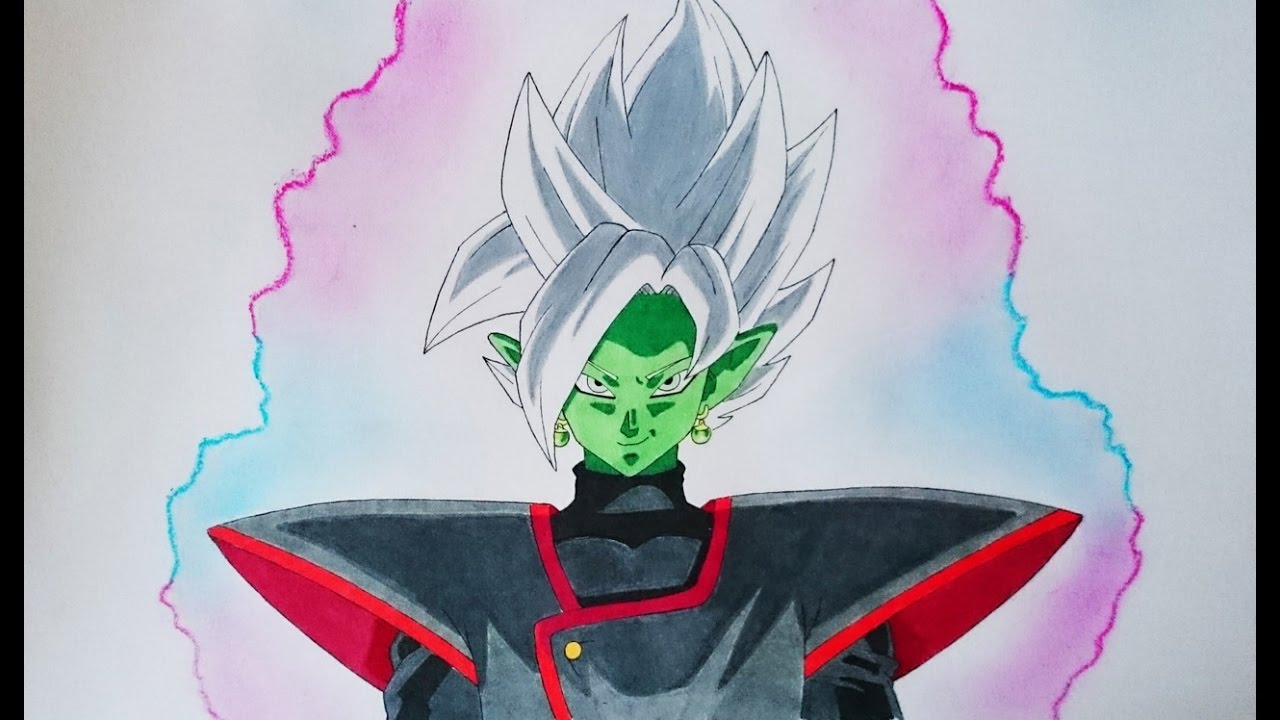 Cómo dibujar la fusión de Black y Zamasu paso a paso - How to draw ...