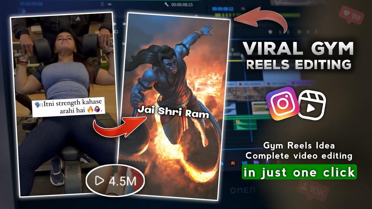 How to Make Gym Reels Instagram || Gym Reels Video Editing || Mandy ...