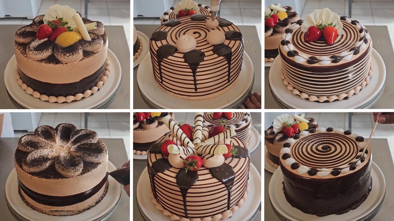 Como decorar tortas de chocolate simples y sencillos para principiantes ...