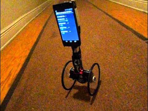 BalDroid - Balancing Robot: Android Phone + IOIO-OTG board - YouTube