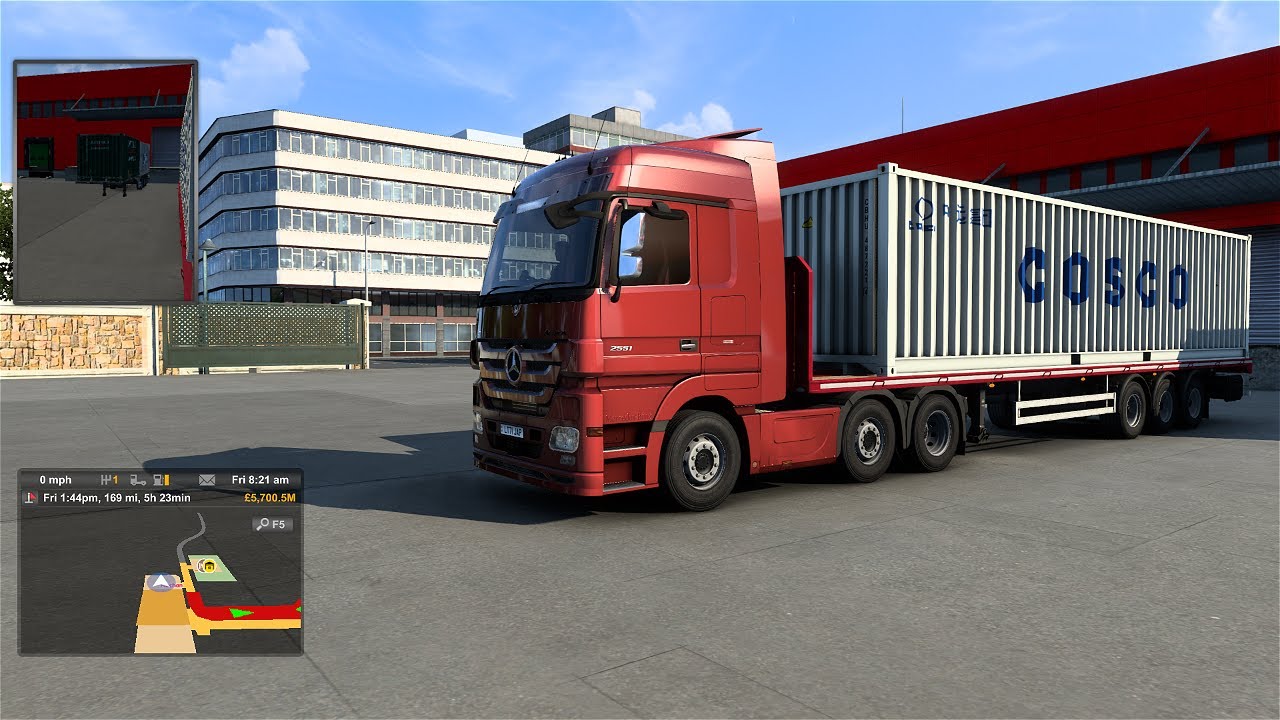 Driving Mercedes Benz Actros Through Scotland in Euro Truck Simulator 2 ...