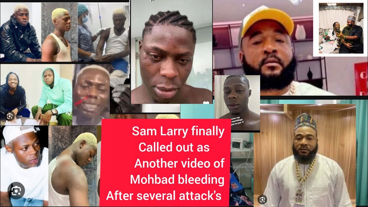 Sam Larry finally called out as another video of Mohbad bleeding after ...