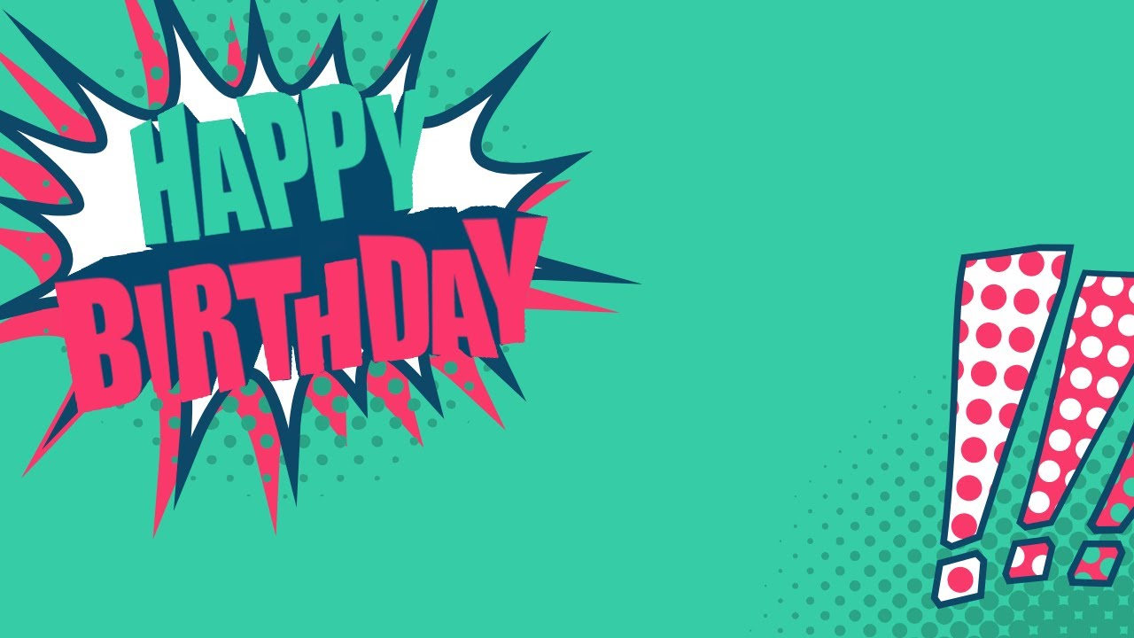 Happy Birthday Virtual Background | Party Background | Free Virtual ...