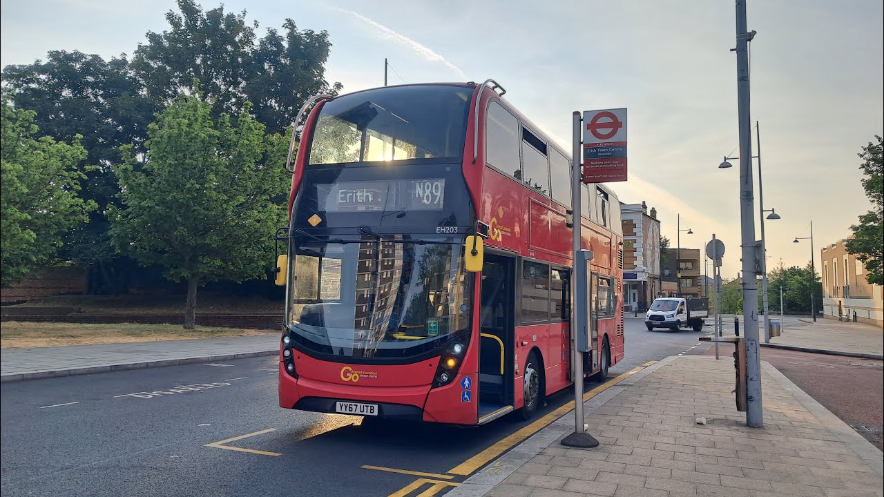 FRV: Night Route N89 | Trafalgar Square-Erith Town Centre | EH203 (YY67 ...