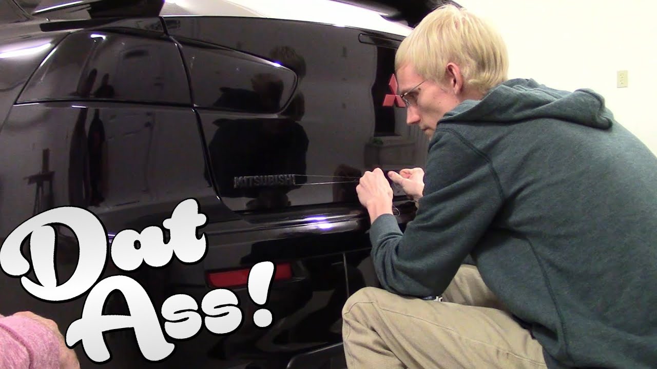 Debadging the Lancer | Easier Than Expected 🔰 - YouTube