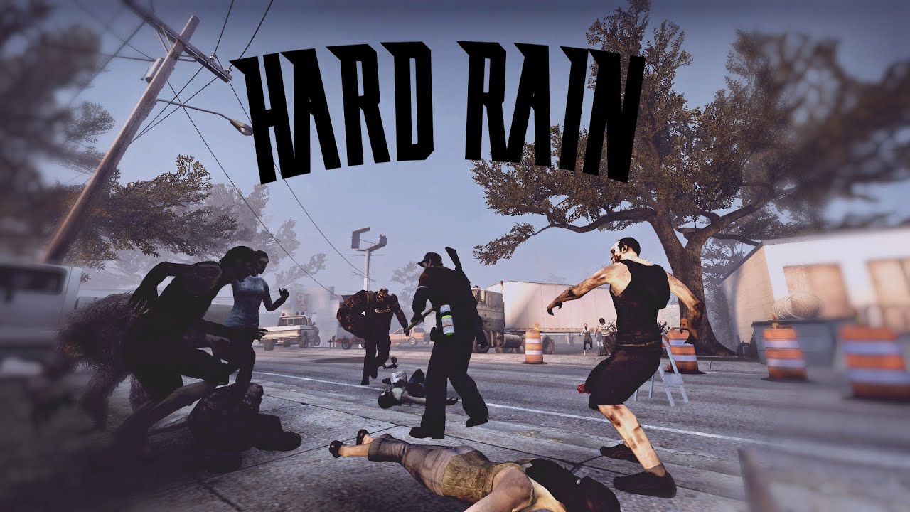 Left 4 Dead 2 - HARD RAIN - SOLO, EXPERT, REALISM - YouTube