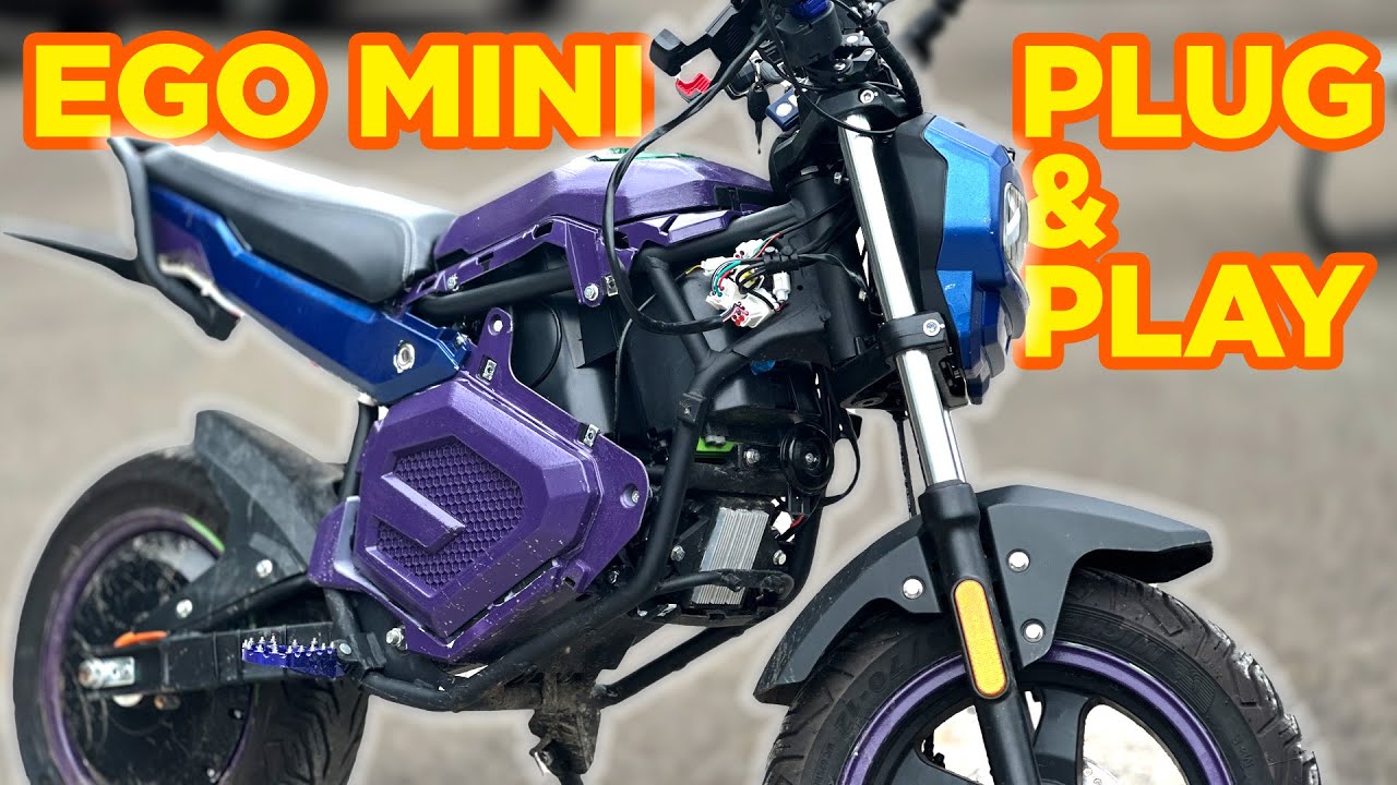 Plug and Play Power: Econic Cycles Upgrade Kit for the EGO Mini Bike! - YouTube