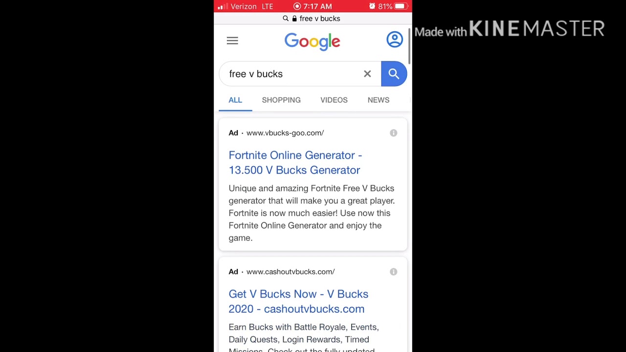 Yo, I just found the best V buck generator - YouTube
