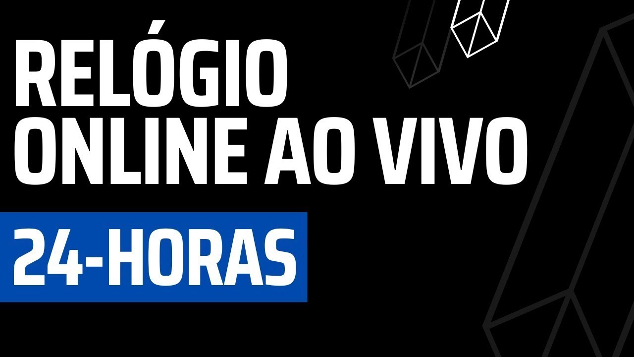 🔴 Horário de Brasília agora segundos | Relógio ao vivo hora certa - YouTube