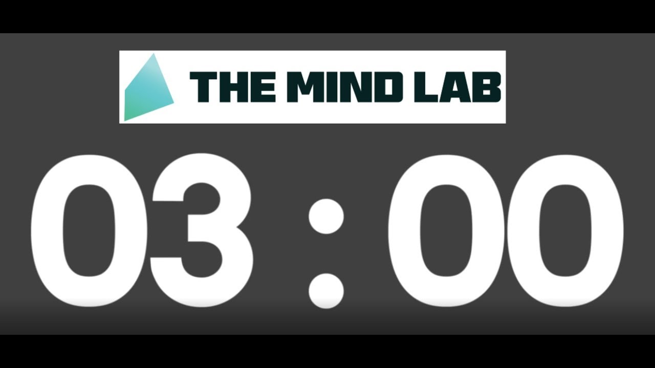 Countdown timer - 3 minutes - YouTube
