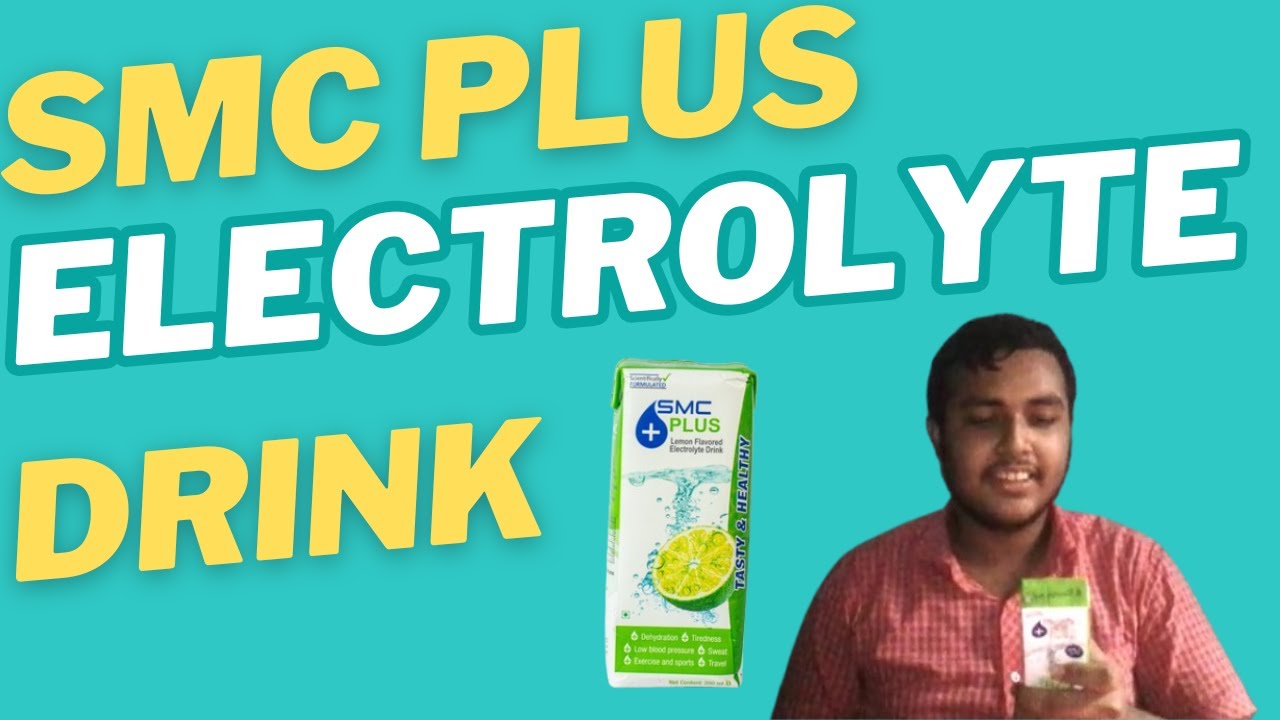 SMC Plus Lemon Flavoured Electrolyte Drink - YouTube