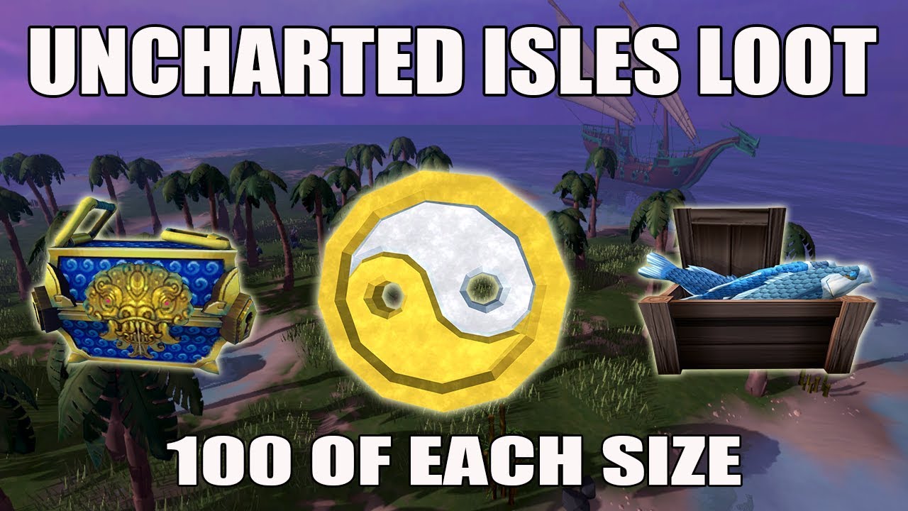 [Runescape 3] Loot from 300 Uncharted Isles | 100 of each size | What's ...