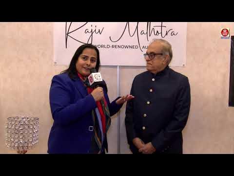 Infinity Foundation hosted a book launch event for Author Rajiv Malhotra's "Snakes in the Ganga ...