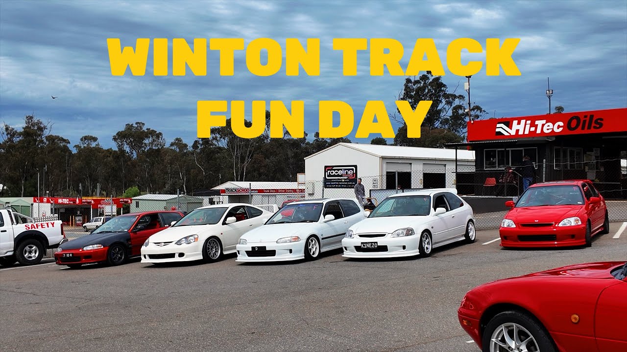 Winton Track Fun Day w/B Series Civic’s & Other Ignorant Honda’s - YouTube
