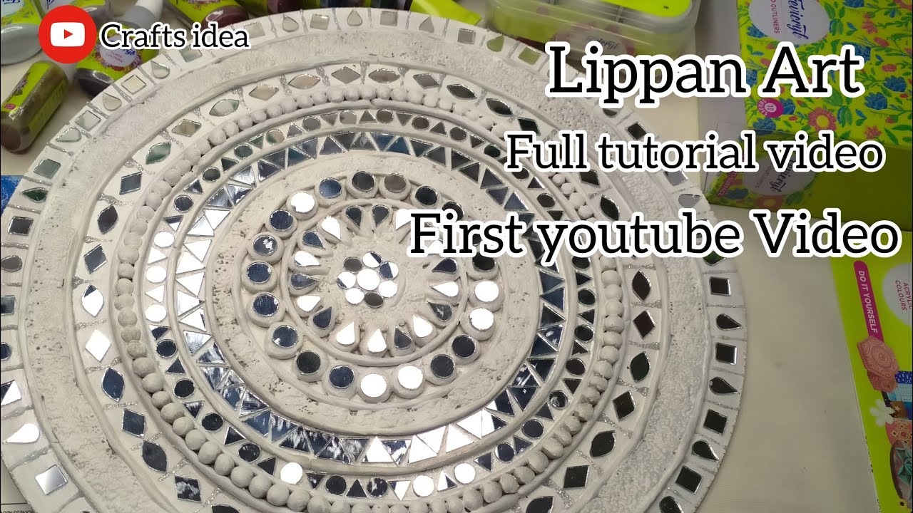 Lippan Art Full tutorial Video ...#Craft #diycrafts - YouTube