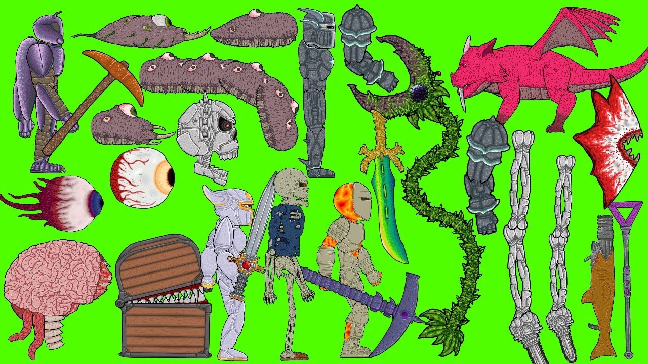 Terraria Monster Farm Pack DC2 👉🎁👈 । Drawing Cartoons 2 Item Download ...