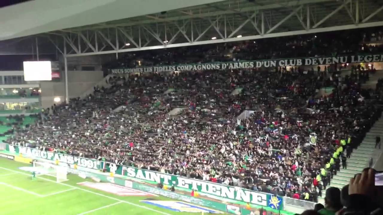Chant Magic fans ASSE - OL - YouTube