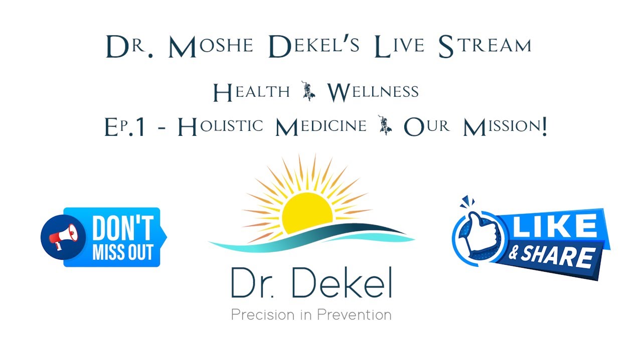 Dr. Dekel's Live Stream Sunday @6pm EST! - YouTube