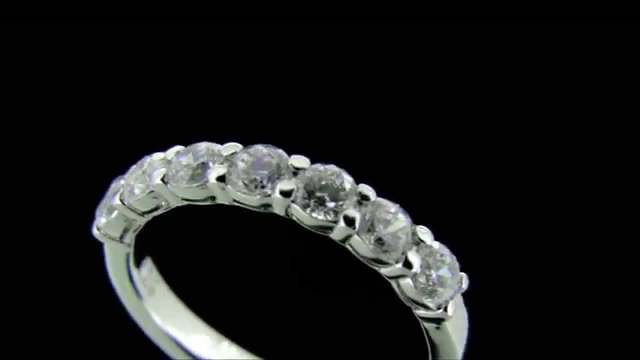 Raphael Collection Diamond Half Eternity Ring - YouTube