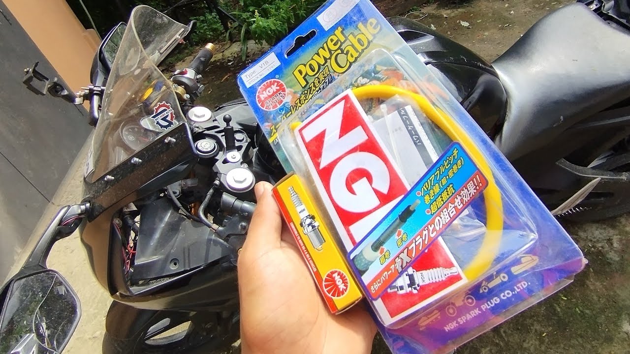 NGK Power Cable installed on R15 V2 #r15 #yamaha - YouTube