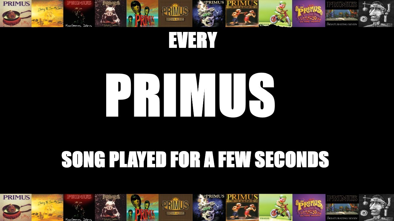 Each Primus Song Played For A Few Seconds - YouTube