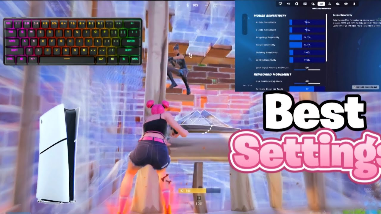 *UPDATED* Best Console Keyboard & Mouse Settings + PS5 SLIM Ranked ...