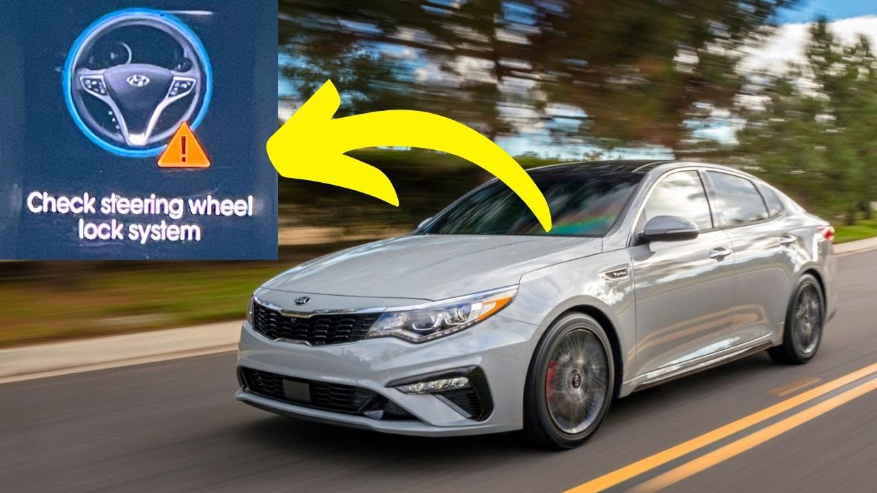 “Check steering wheel lock system” Warning in Kia vehicles - YouTube