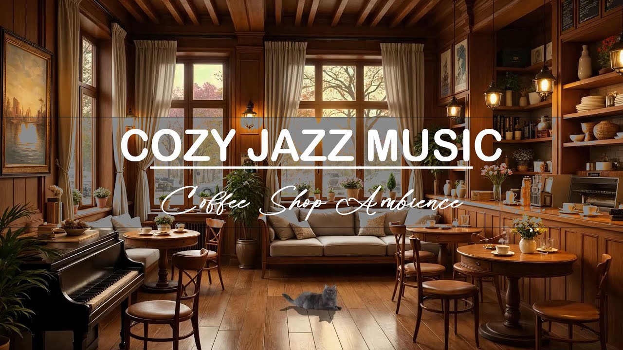 Cozy Morning Jazz Music - Relaxing Coffee Shop Ambience - Soothing ...