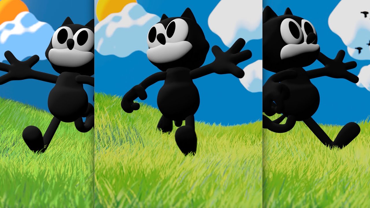 Retro Rubber Hose 3D Animation! #animation #3danimation #cartoons - YouTube