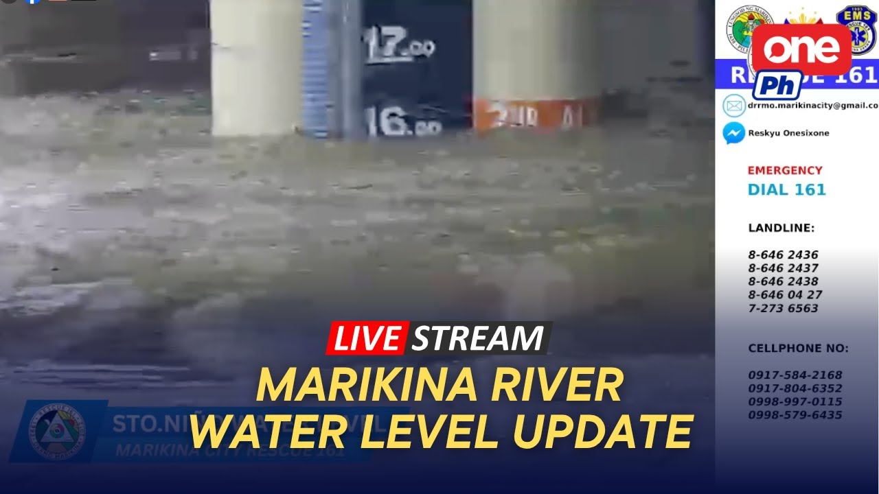 LIVE | Marikina River rings first alarm | via Marikina City Rescue 161 ...