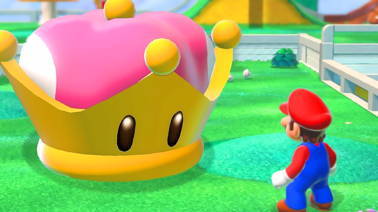 What happens when Mario collects the Super Crown in Super Mario 3D ...