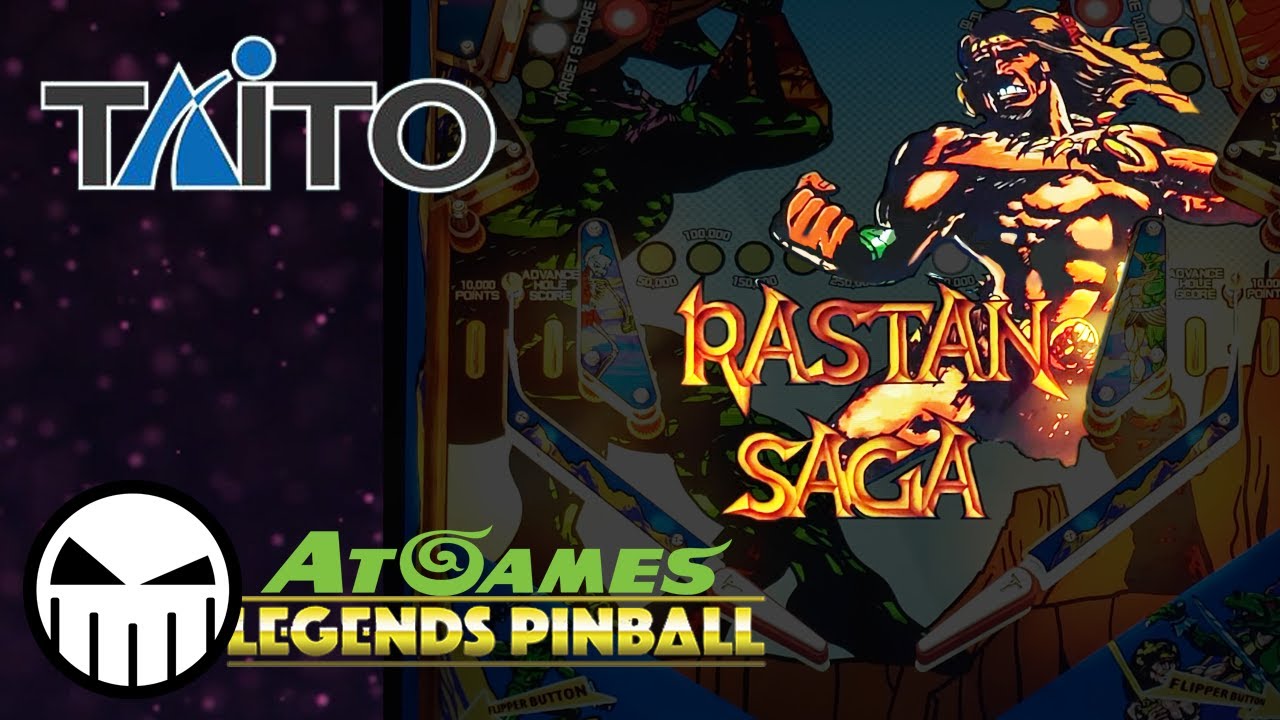 Rastan Saga - AtGames Legends Taito Pinball - YouTube
