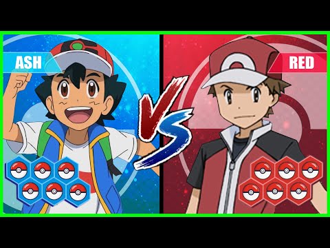 Pokemon Battle Pedia: Ash Vs Red Origins - YouTube