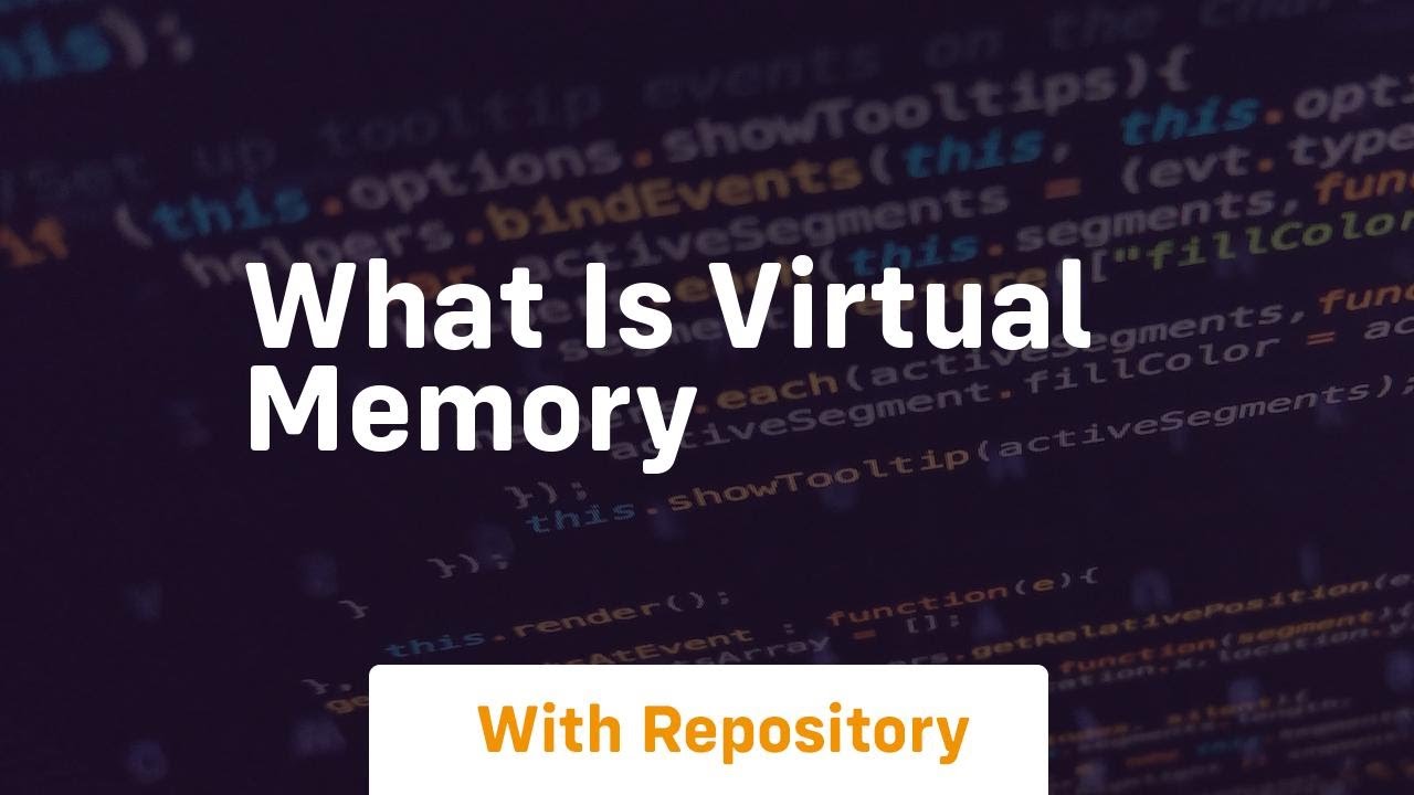 what is virtual memory - YouTube