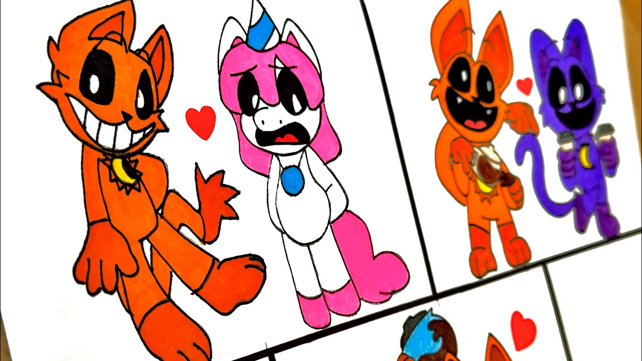 Drawing Frowning Critters x Smiling Critters: CatFeine Love Couple ️ ...