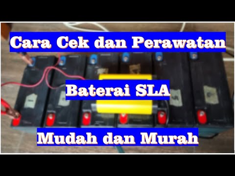 Cara Mudah Cek dan Perawatan Baterai SLA Motor dan Sepeda Listrik ...