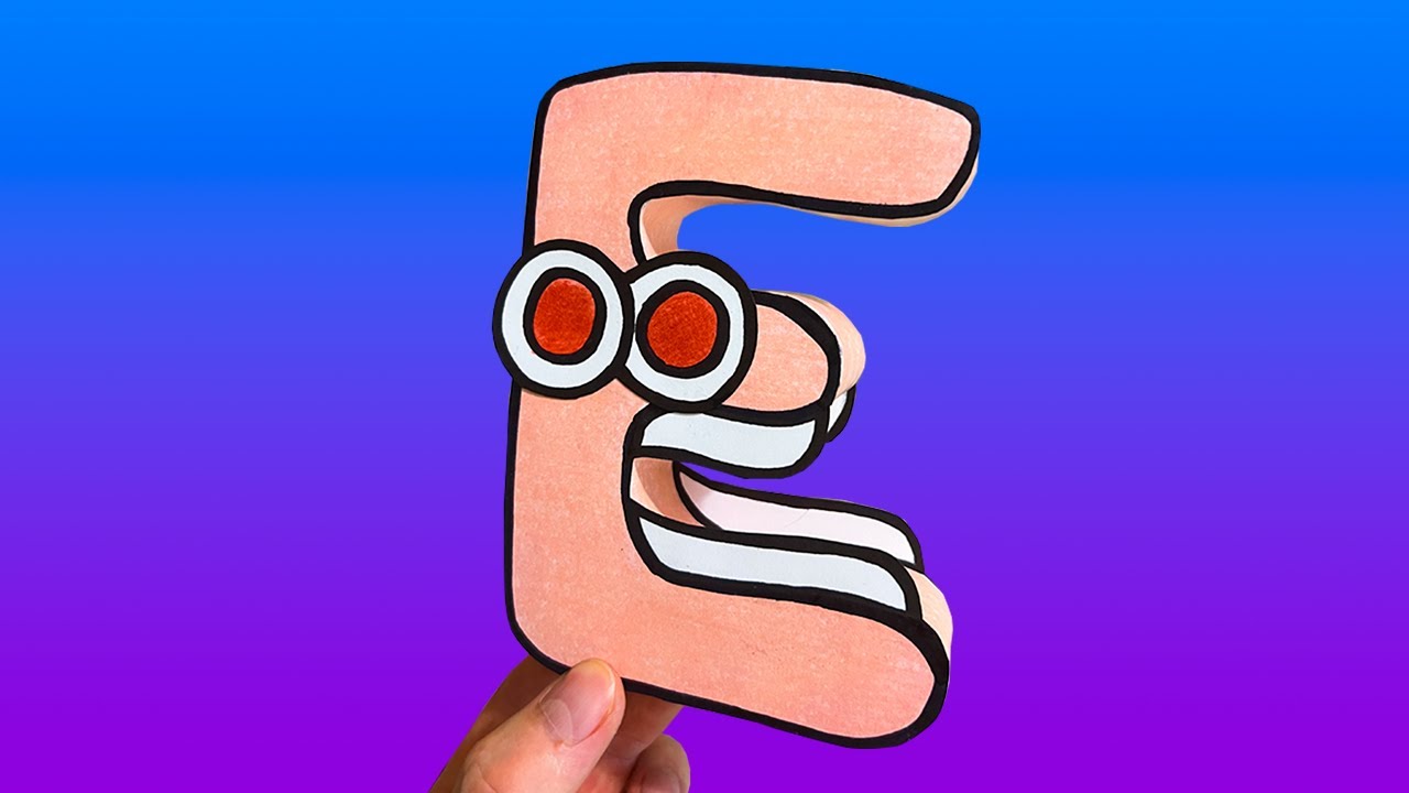Paper Craft | Hktito SPANISH Alphabet Lore E - YouTube