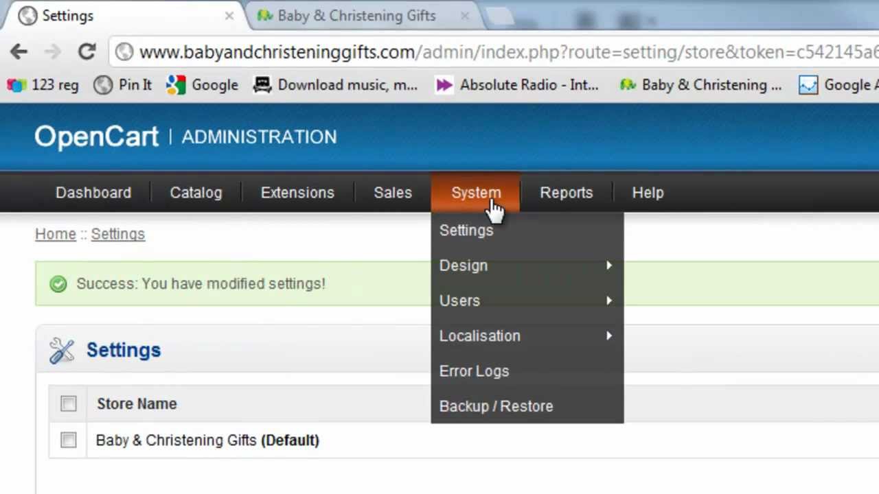 Opencart - How to change the logo and icon. - YouTube