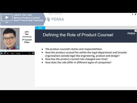 Being a Product Counsel Even if You're Not Technical Webinar - YouTube